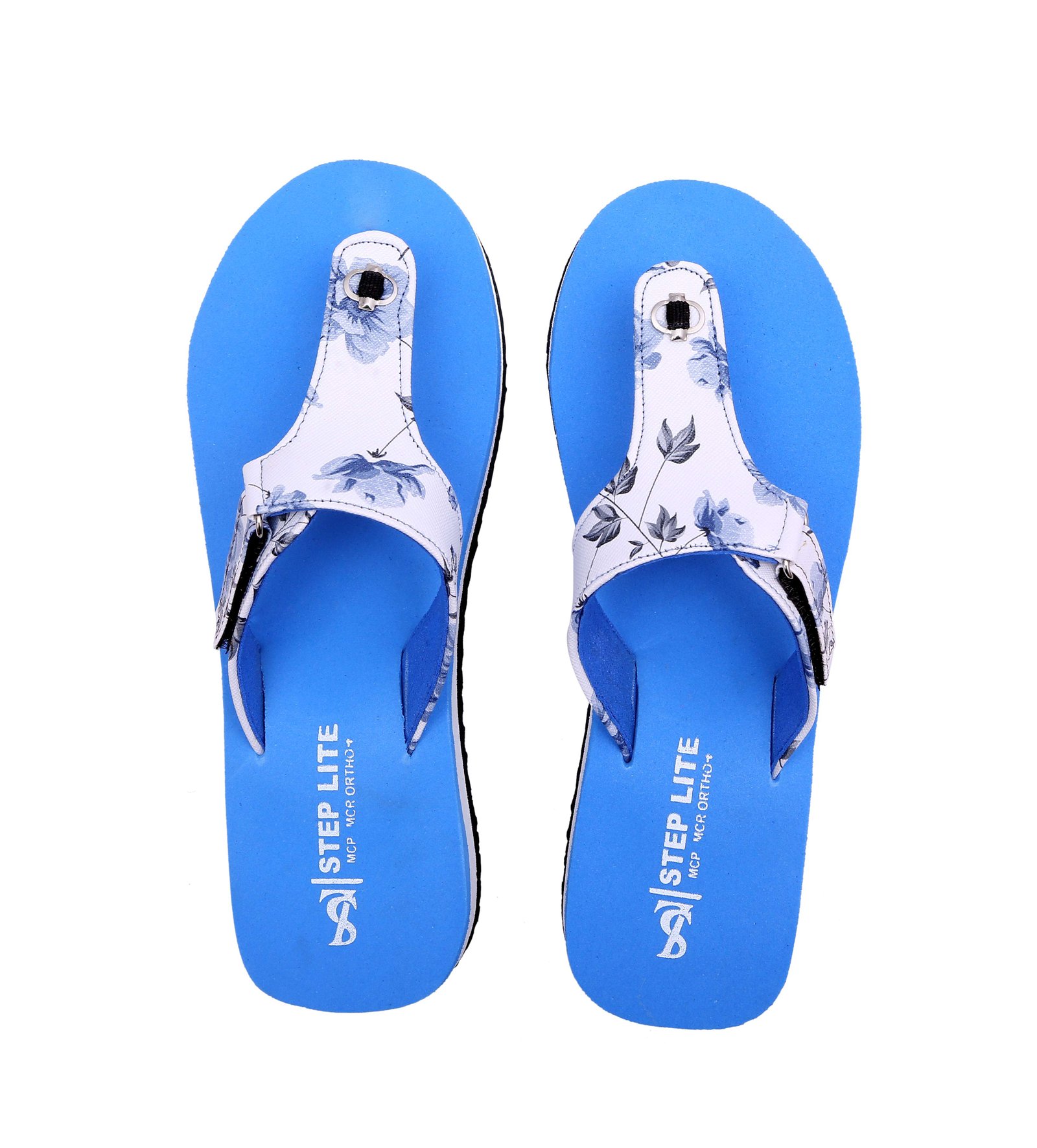 Step Lite Double Heel With Velcro MCR/MCP Slippers for Women - Steplites